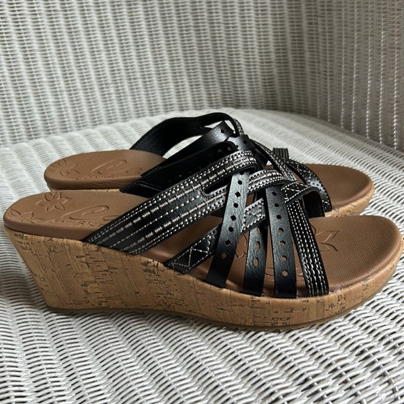 Skechers | Shoes | Sketchers Beverlee Tiger Posse Wedge Sandals | Poshmark